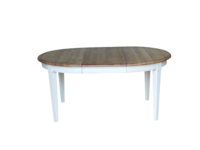Table Ronde Extensible en Bois de Chêne