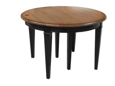 Table Ronde Chêne Massif extensible avec 3 Rallonges