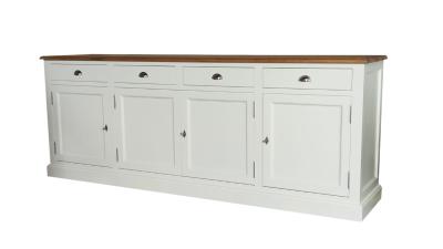 Grand Buffet pin massif 4 Portes